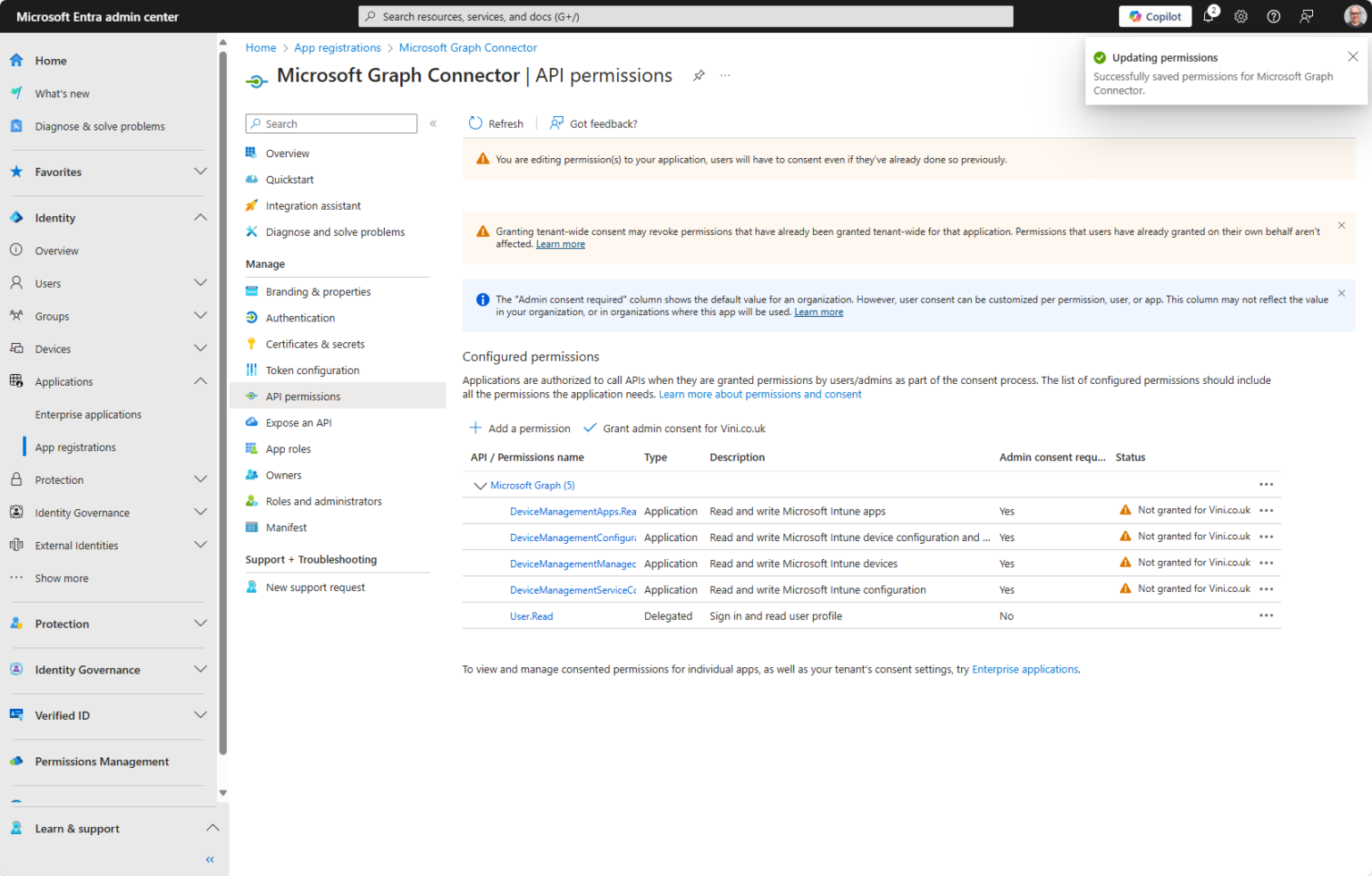 Connecting to Microsoft Graph API through PowerShell via an App ...