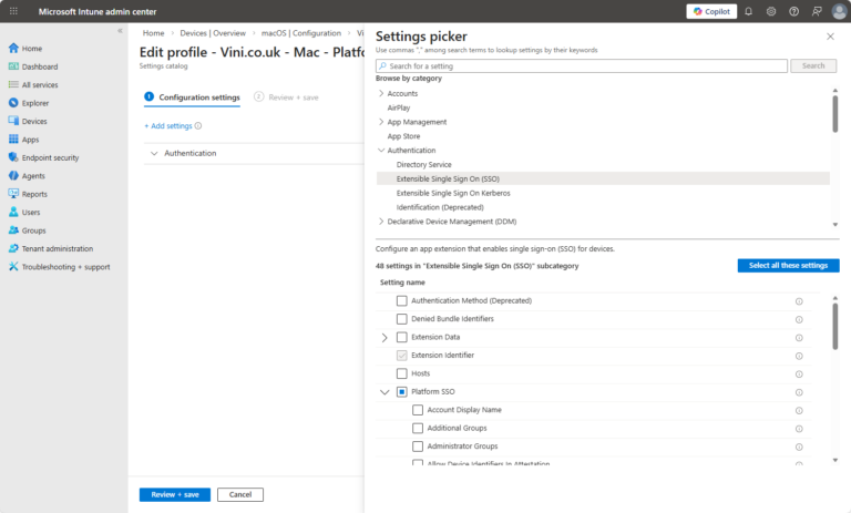 How to enable Platform SSO (PSSO) for Apple macOS using Intune – James ...